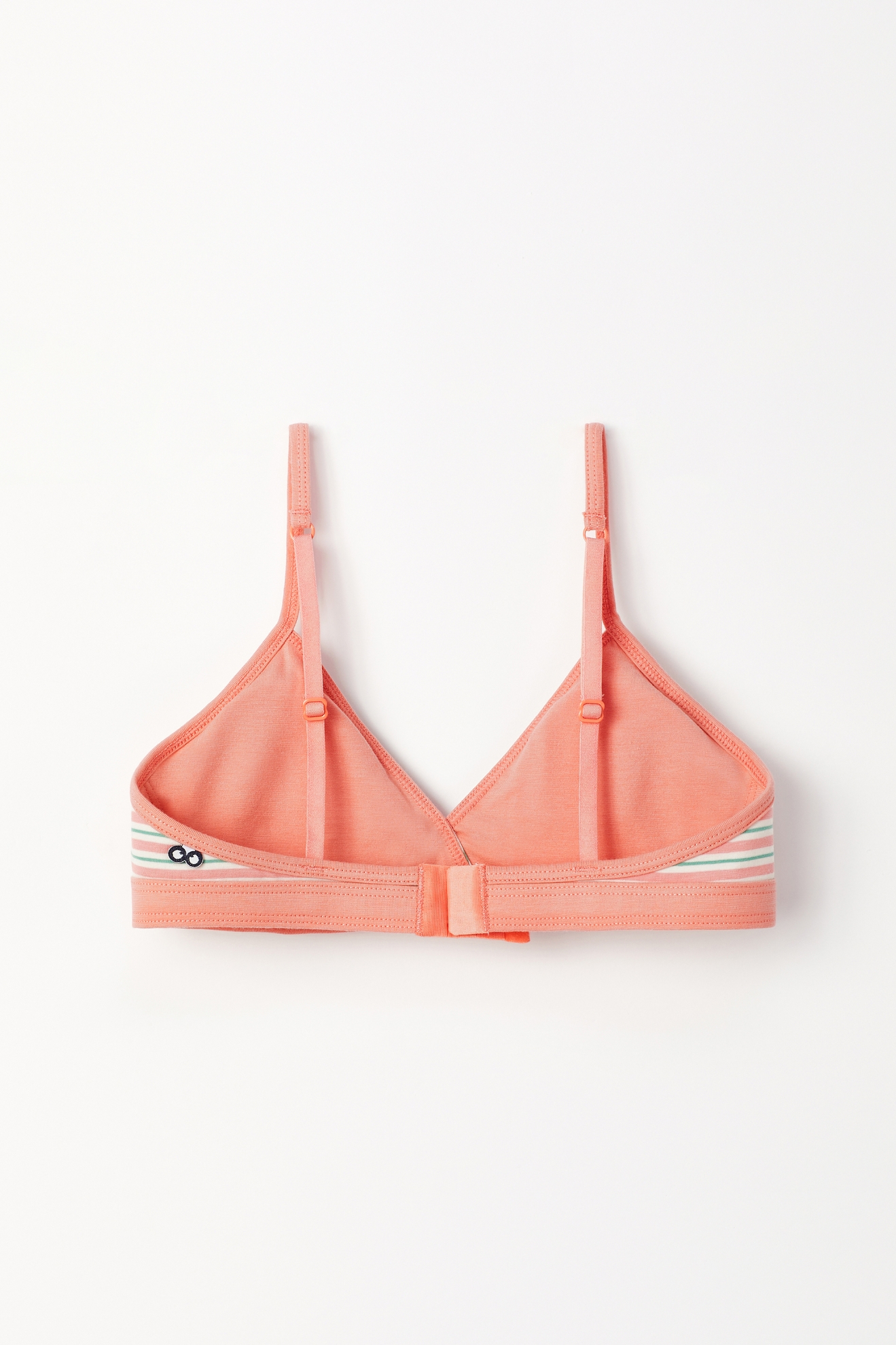 Woody Türkiye | Sütyen-Bra - 917-Kaplumbağa Temalı Çizgili Pembe