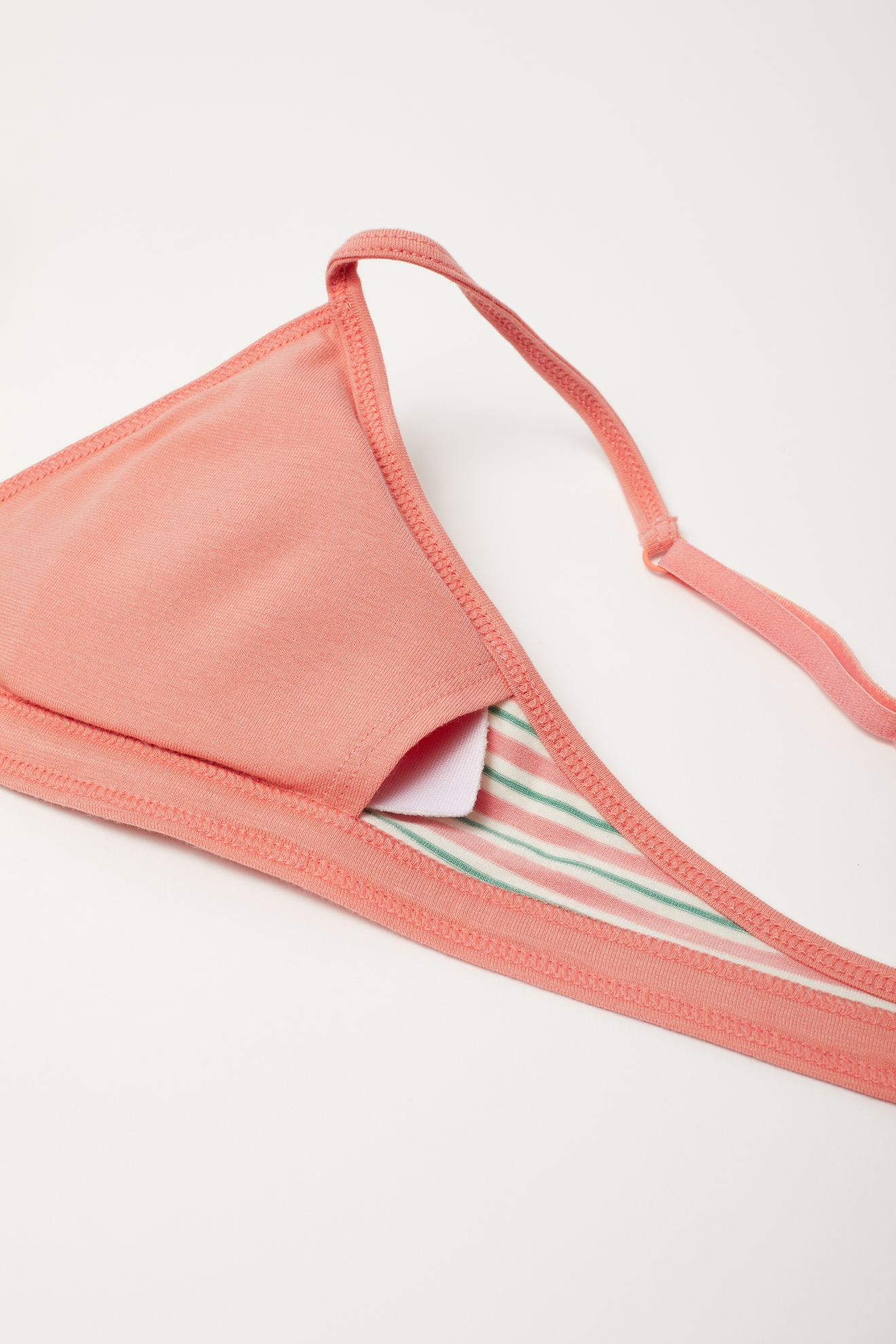 Woody Türkiye | Sütyen-Bra - 917-Kaplumbağa Temalı Çizgili Pembe